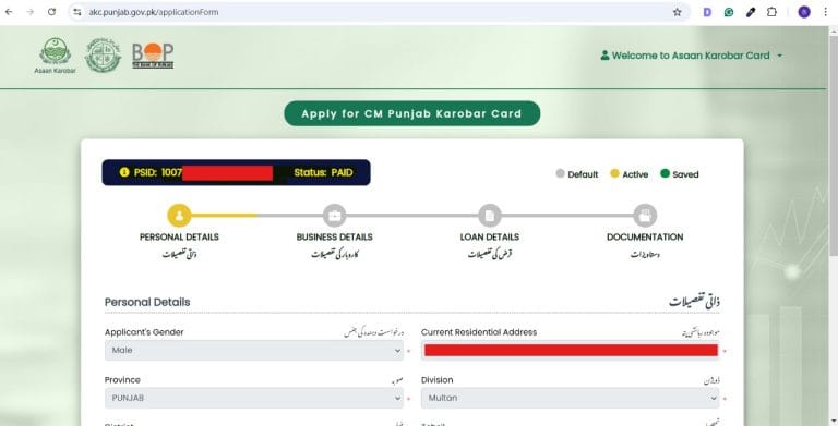 Step-by-Step Guide: How to Apply for CM Punjab Asaan Karobar Card Scheme